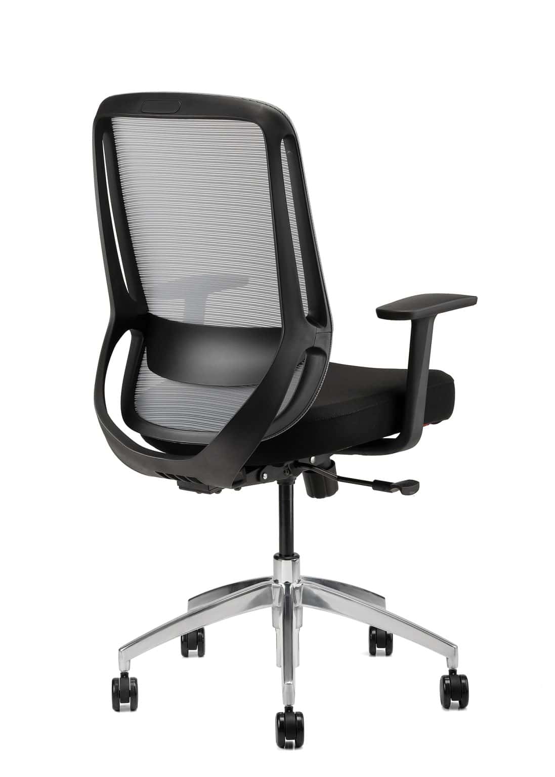 Onyx Mid Back Ergonomic Office Chair Black - BOSQ