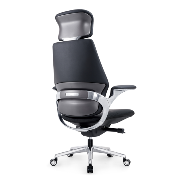 Monarch Ergonomic Executive Office Chair – Premium Leather High-back ...